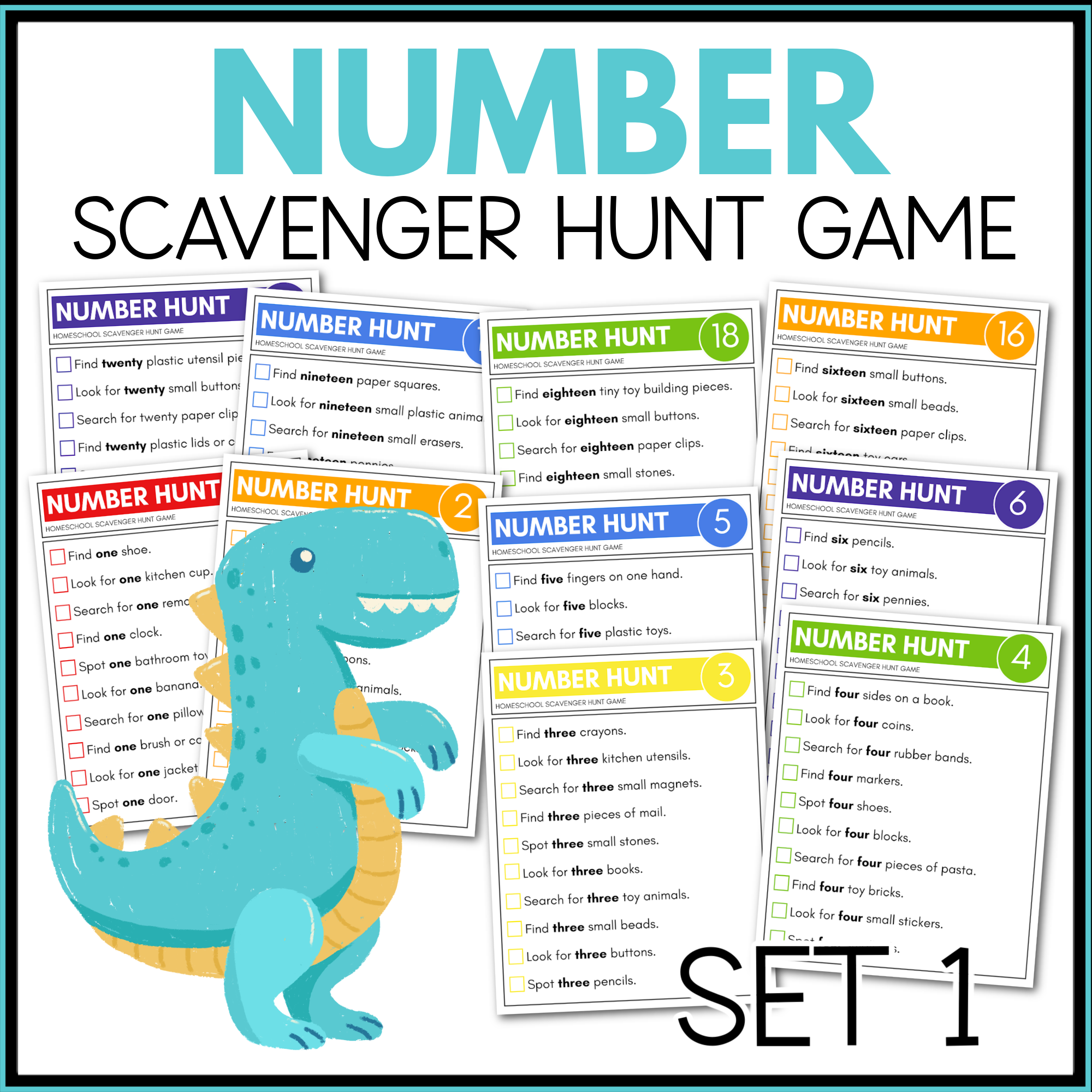 NUMBER SCAVENGER HUNT – Crafted Printable