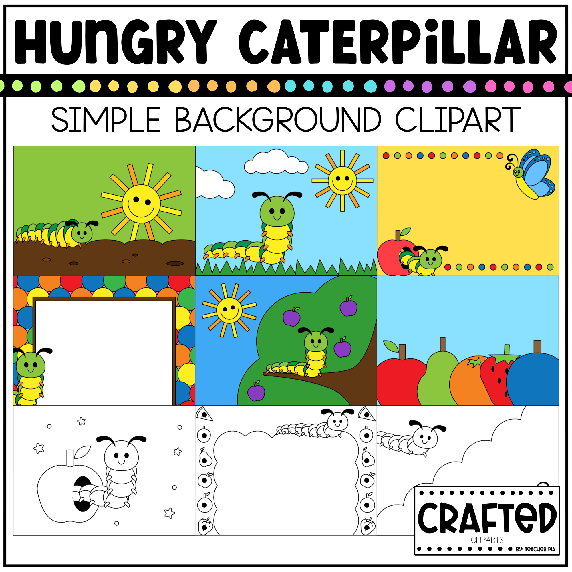 Hungry Caterpillar Clipart